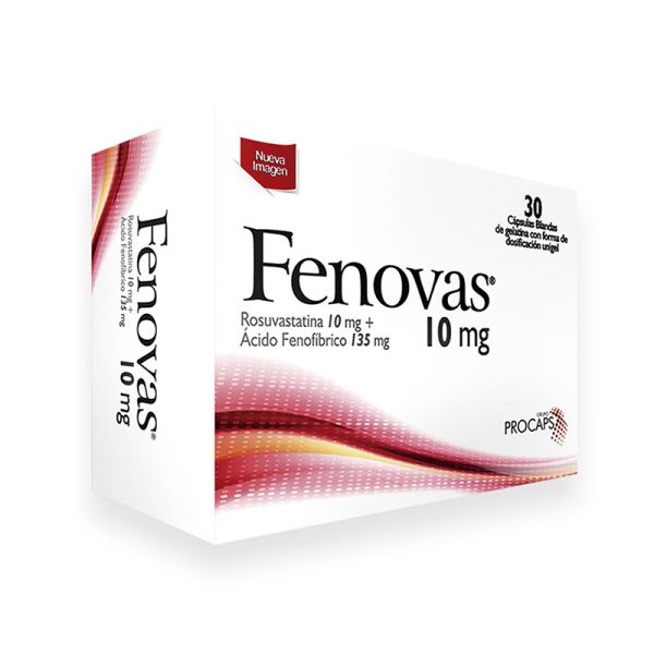 Fenovas 10 Mg 30 Cápsulas Blandas(3%+)(Pae) – Droguería Oasis