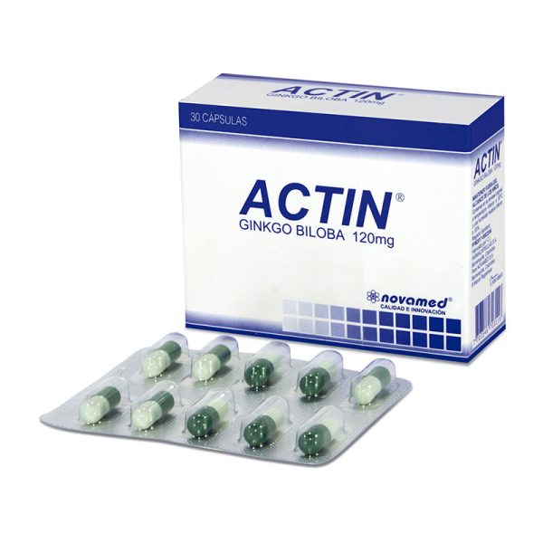Actin 120 Mg 30 Cápsulas – Droguería Oasis