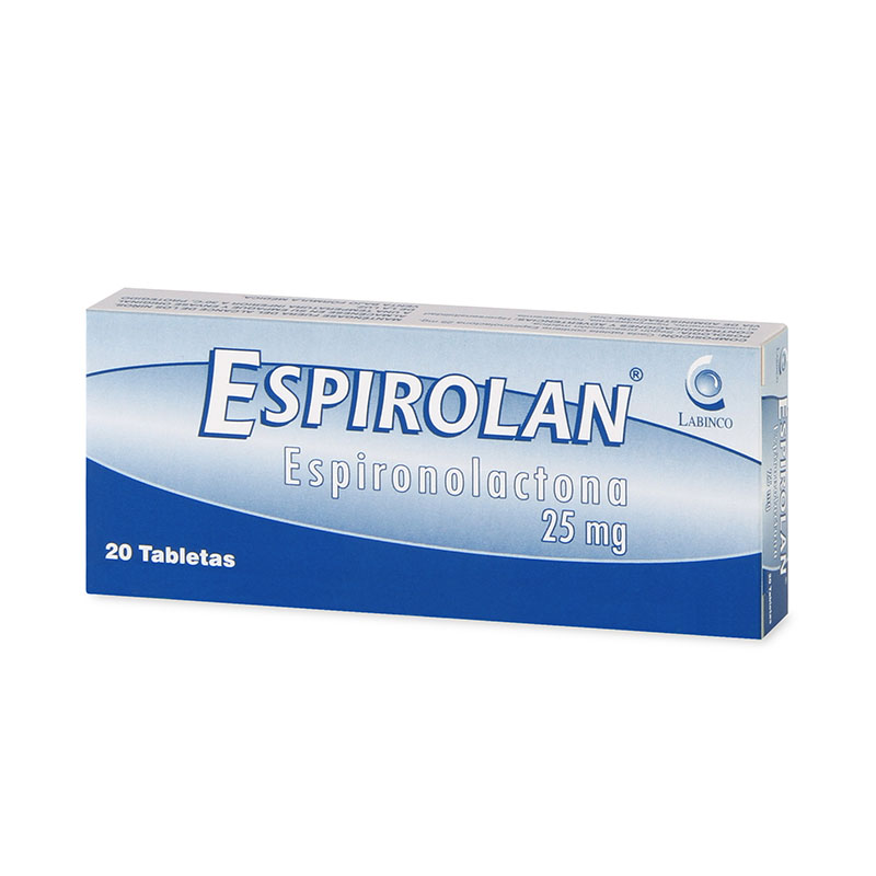 Espirolan 25 Mg 20 Tabletas – Droguería Oasis