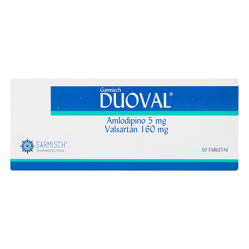 Duoval 5/160 Mg 30 Tabletas (Pae) – Droguería Oasis
