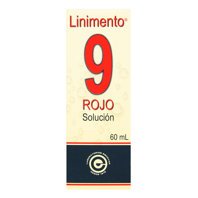 Linimento 9 Rojo 60 Ml – Droguería Oasis