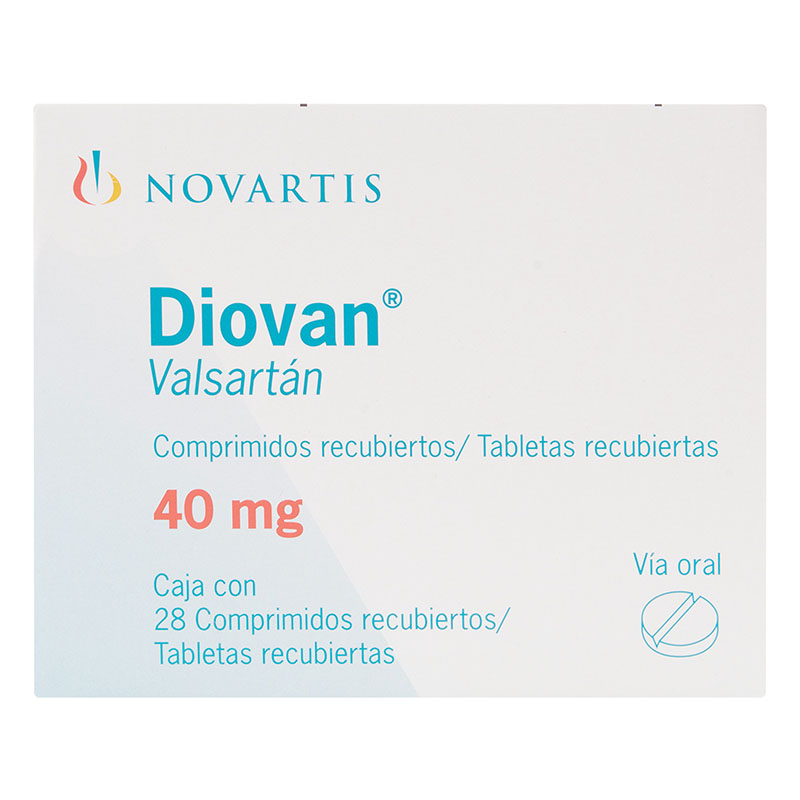 Diovan 40 Mg 28 Tabletas – Droguería Oasis