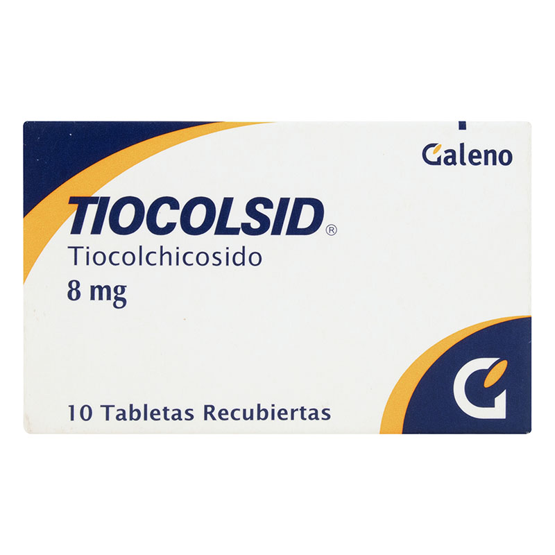 Tiocolsid 8 Mg 10 Tabletas – Droguería Oasis