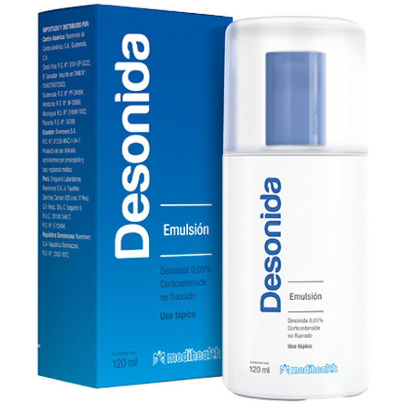 Desonida 0.05% Emulsión 120 Ml – Droguería Oasis